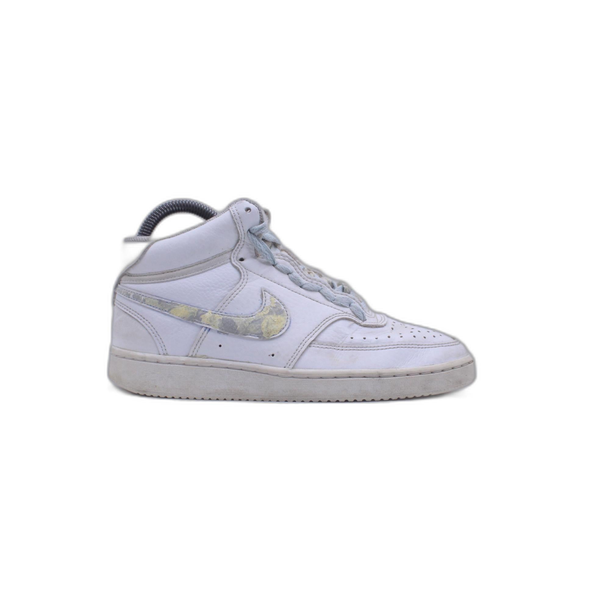 Nike Court Vision Mid Triple White Shoe – SWAG KICKS