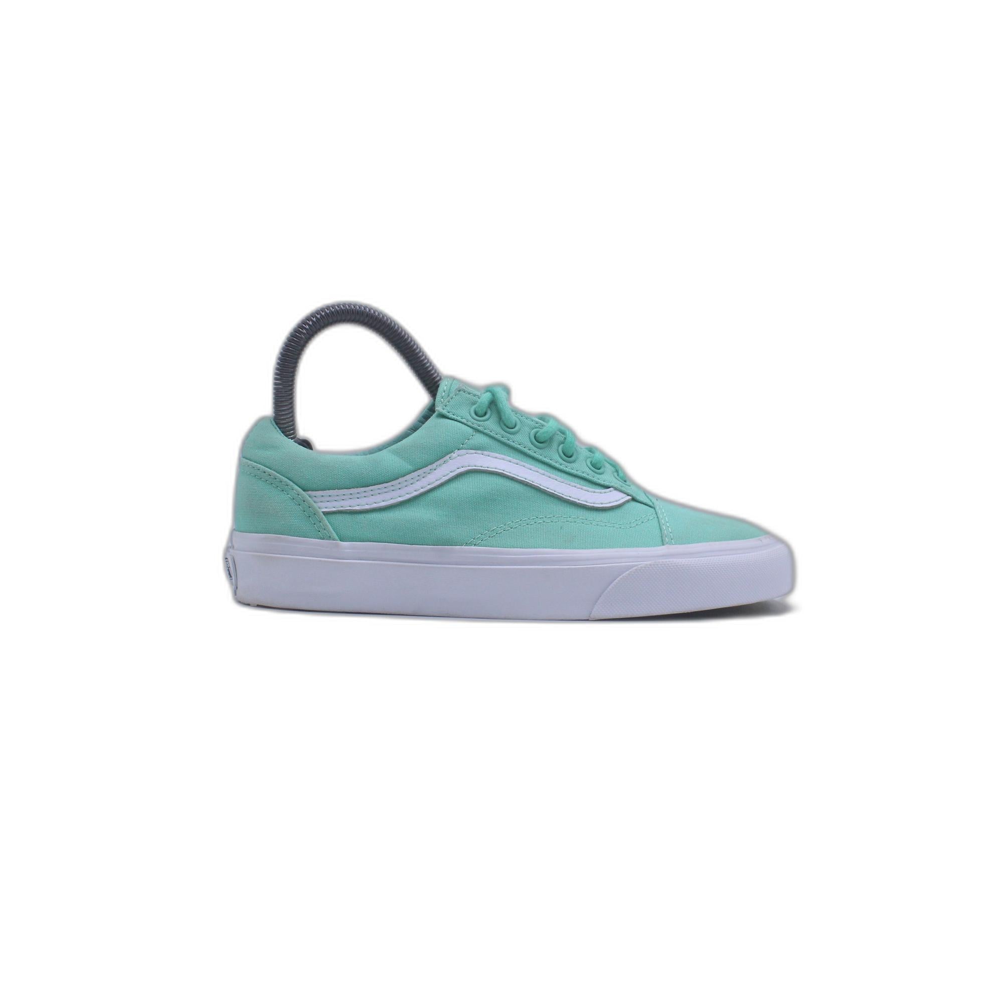 Vans Old Skool Mint Blue/Green Leather Shoe – SWAG KICKS